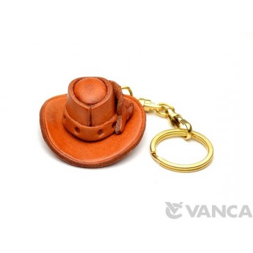 Cowboy Hat Leather Keychain(L)