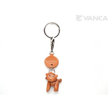 Monkey Japanese Leather Keychains Animal