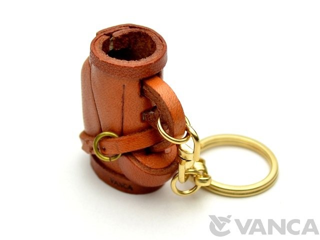 Golf Bag Leather Keychain(L)