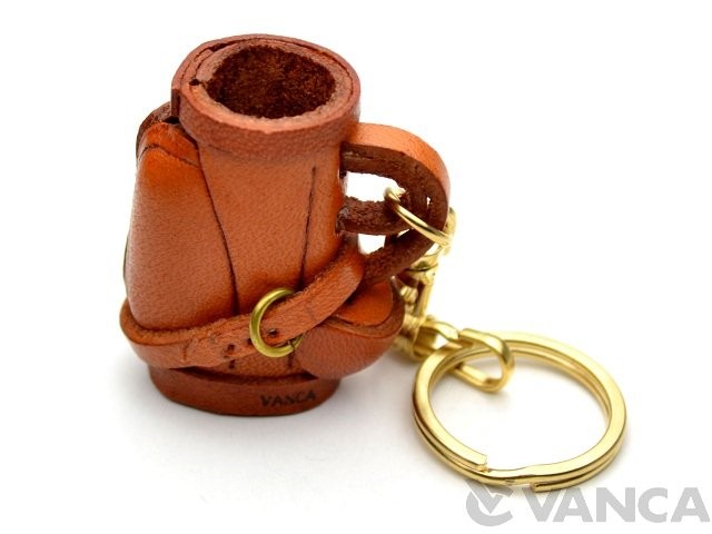 Golf Bag Leather Keychain(L)