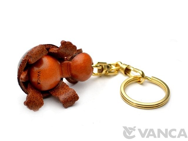 Turtle Leather Keychain(L)