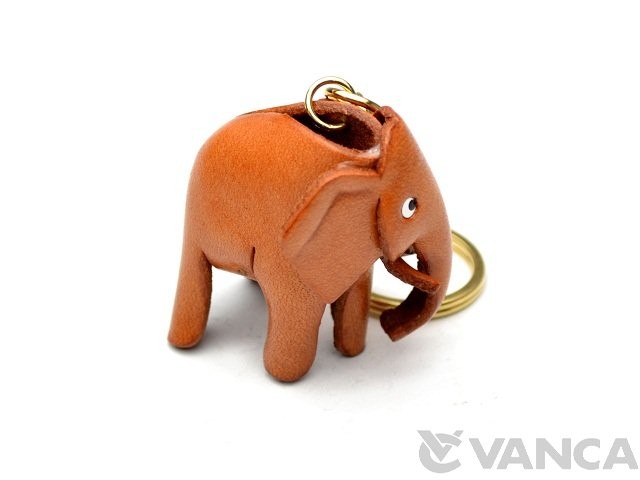 Elephant Leather Keychain(L)