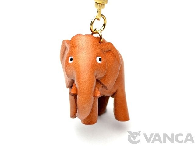 Elephant Leather Keychain(L)