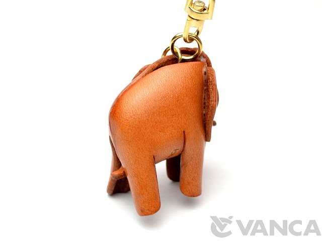Elephant Leather Keychain(L)