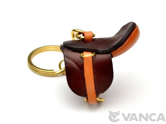 Saddle Leather Keychain(L)