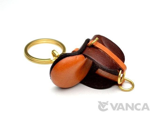 Saddle Leather Keychain(L)