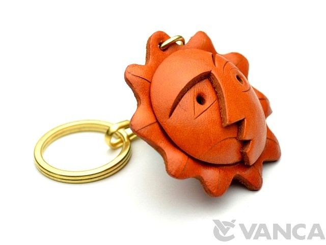 An Artistic Face Leather Keychain(L)