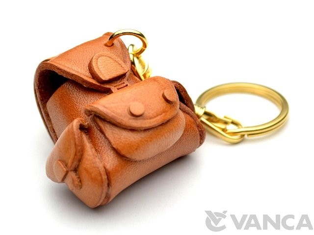 Backpack Leather Keychain(L)