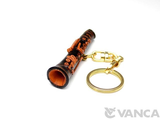Clarinet Leather Keychain(L)