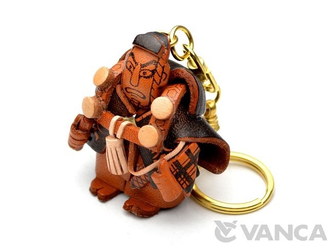 Kabuki Leather Keychain(L)