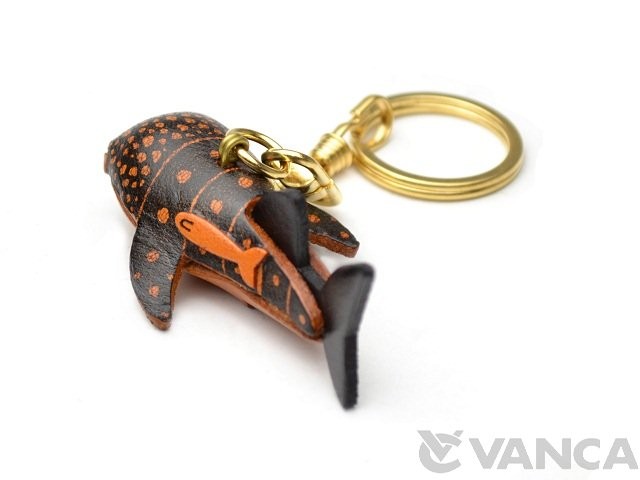 Whale Shark Leather Keychain(L)