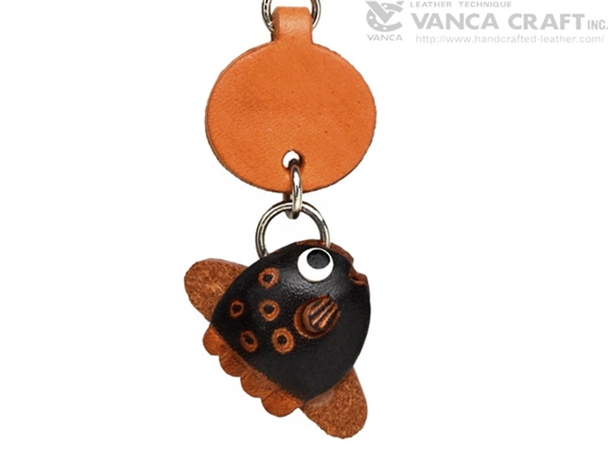 Sunfish Japanese Leather Cellularphone Charm Fish