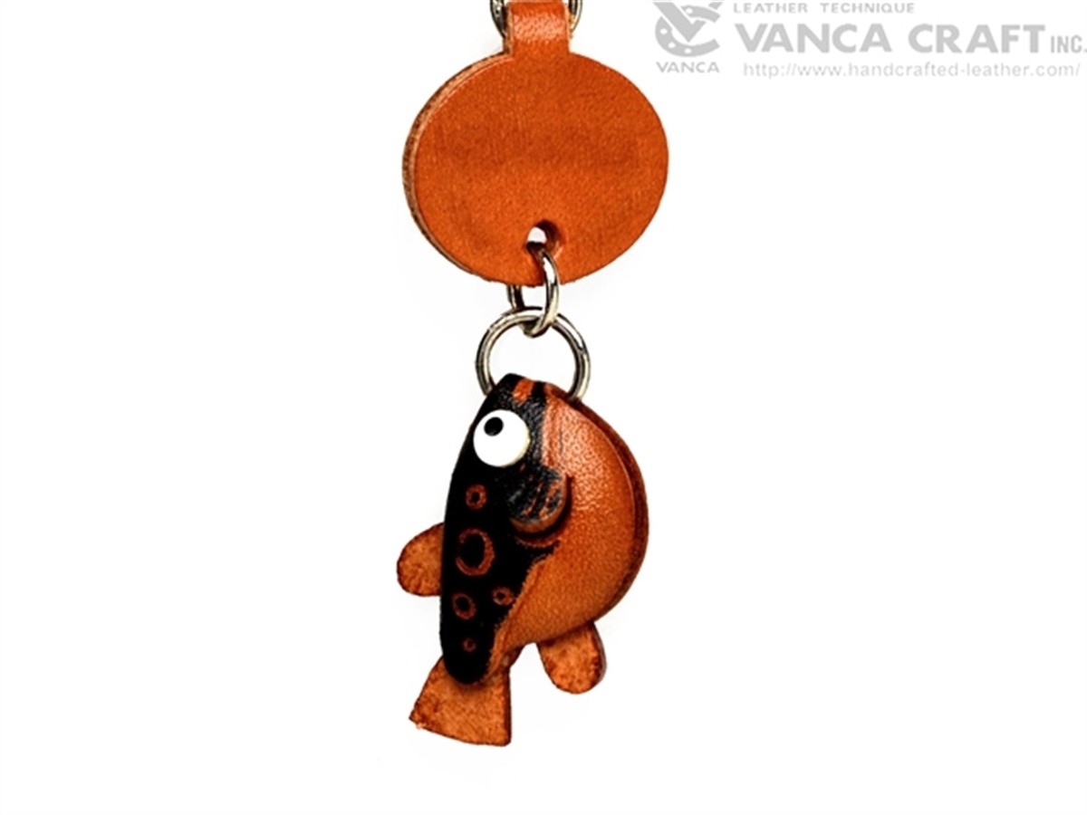 Globe/Blow/Puffer Fish Japanese Leather Keychains Fish