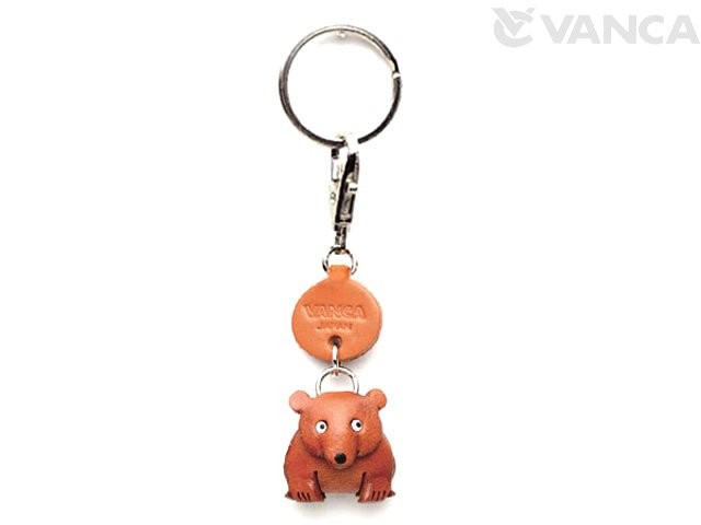Bear Japanese Leather Keychains Animal