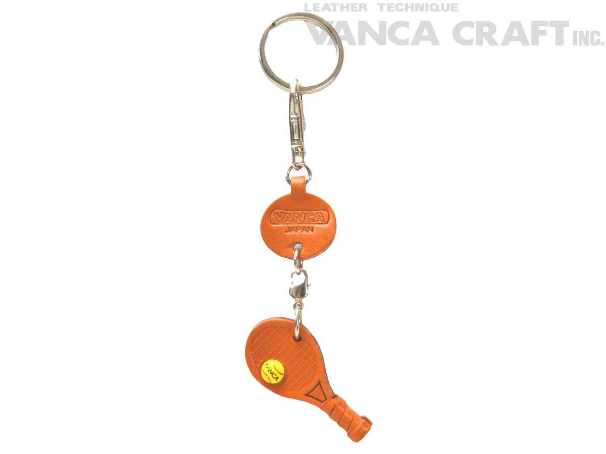 Tennis racket Japanese Leather Keychains Goods