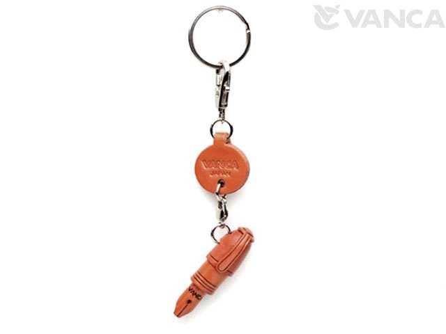 Fountain Pen Leather Keychain
