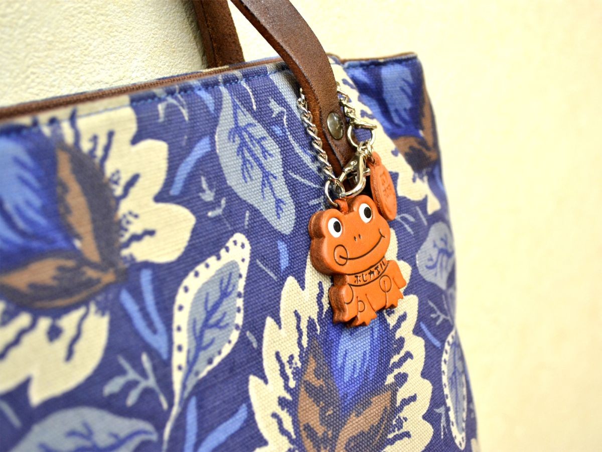 Frog Leather Ring Charm