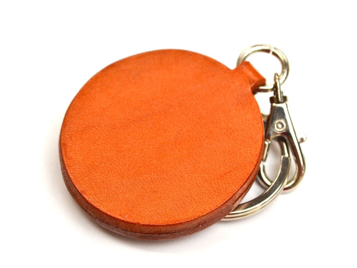 Vermeer's Girls with Pearl Earring Leather plate Keychain